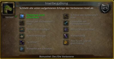 Verbotene Insel - Guide zur Zone - goldgoblin.net