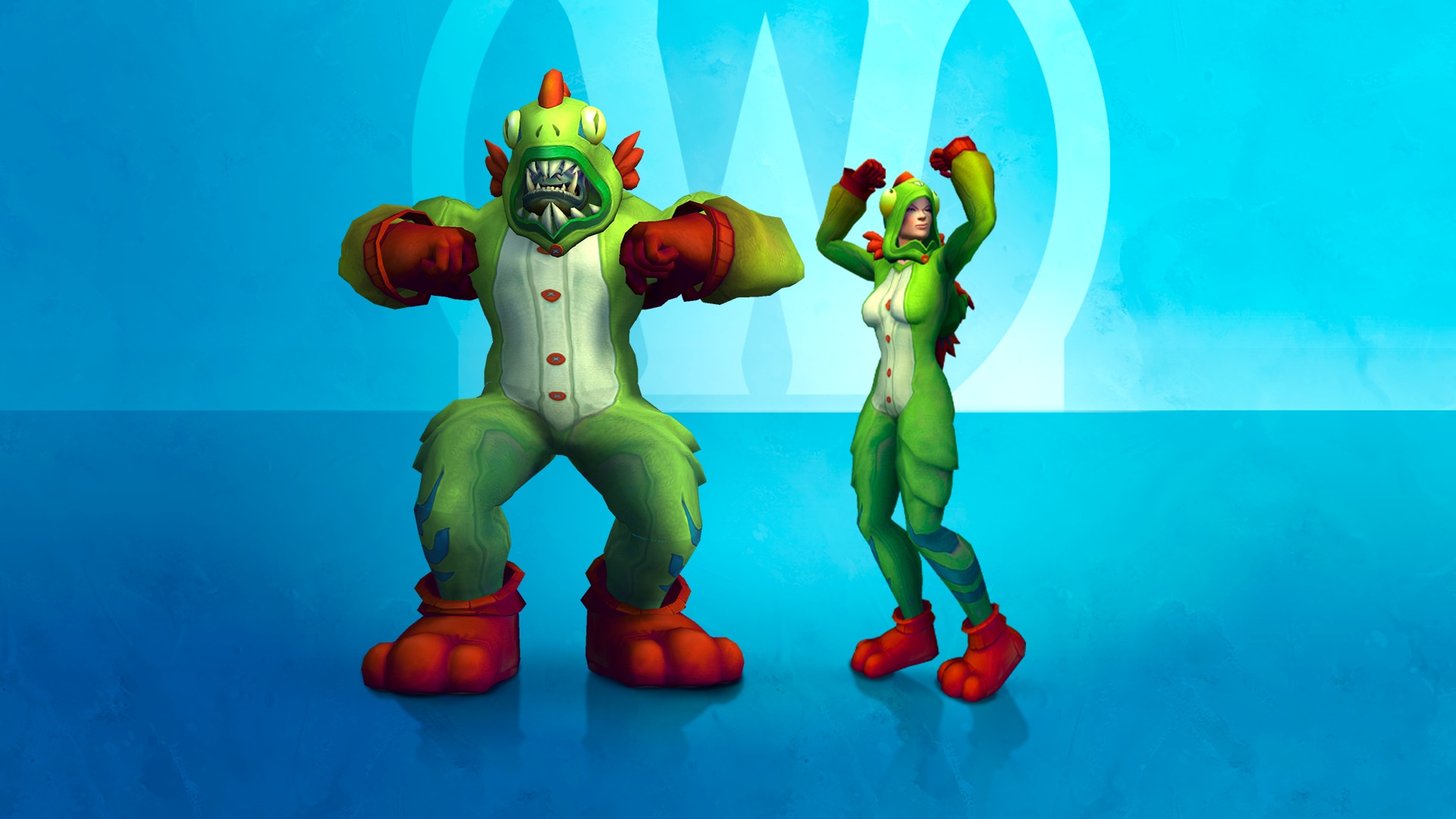 Grüner Kuschelflossenmurloc-Anzug im Shop - goldgoblin.net