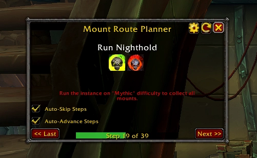 Mount Route Planner - Vorstellung des Addons - goldgoblin.net